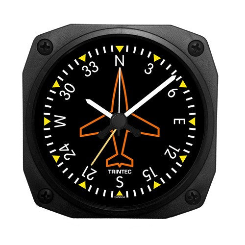 Classic Directional Gyro Desk Model Alarm Clock — The Pilot Supply