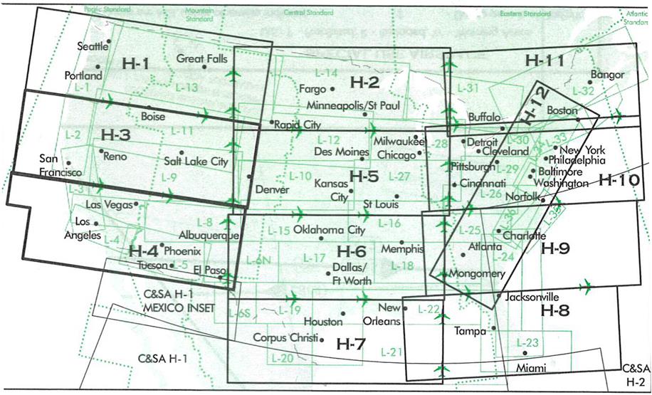 IFR Enroute High Altitude Charts for the Conterminous U.S. — The Pilot ...